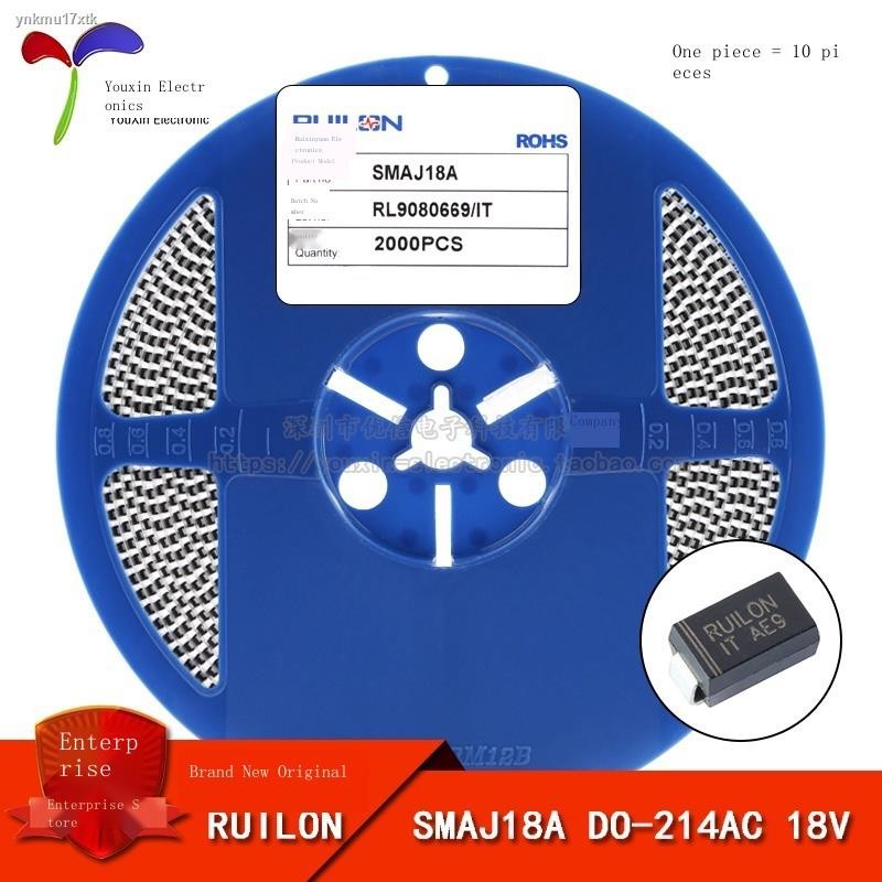 Original genuine SMAJ18A DO-214AC 18V unidirectional TVS transient ...