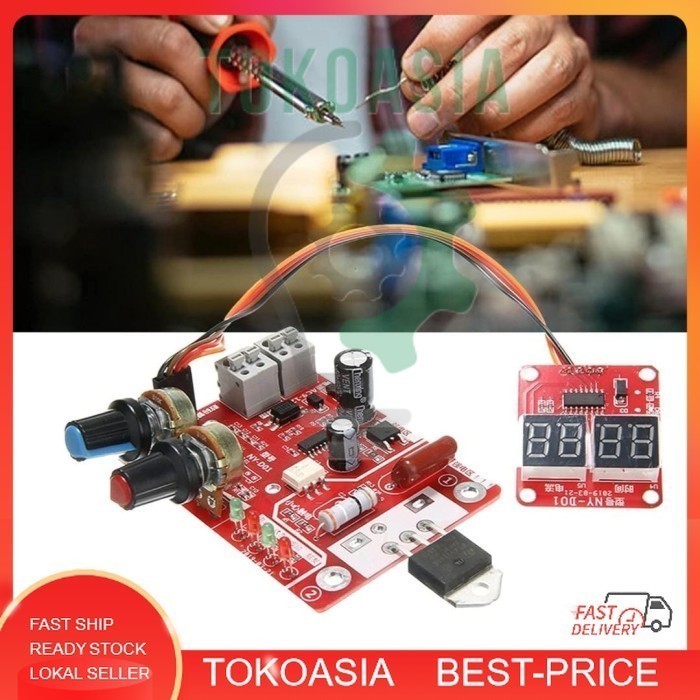 40a NY-D01 Spot Welding Machine Control Board Adjustable Time Current ...