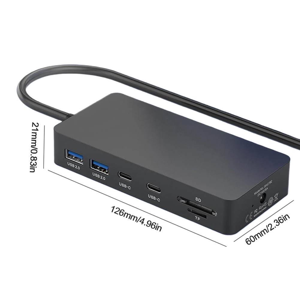 11 in 1 Docking Station Triple Display 4K HDMI-Compatible+VGA for ...
