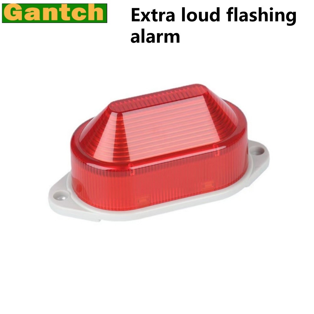 Wired Siren 12V Wired Sound Alarm mini Strobe Flashing Light Siren ...