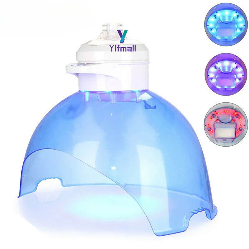 LED Photon Face Mask Red Blue Light Skin Rejuvenation Mask Spa Hydrogen ...