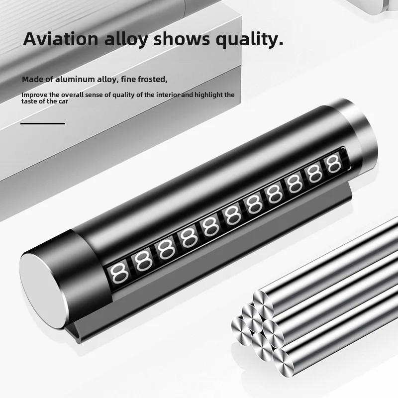 Roller Adjustment Car Parking Plate Can Moving License Plate Phone ...