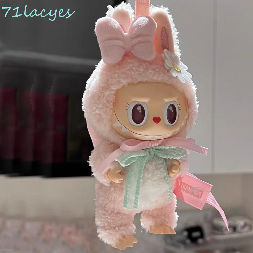 LACYES Labubu Doll Figurine, Cartoon Stuffed Toys Mokoko Plush Dolls ...
