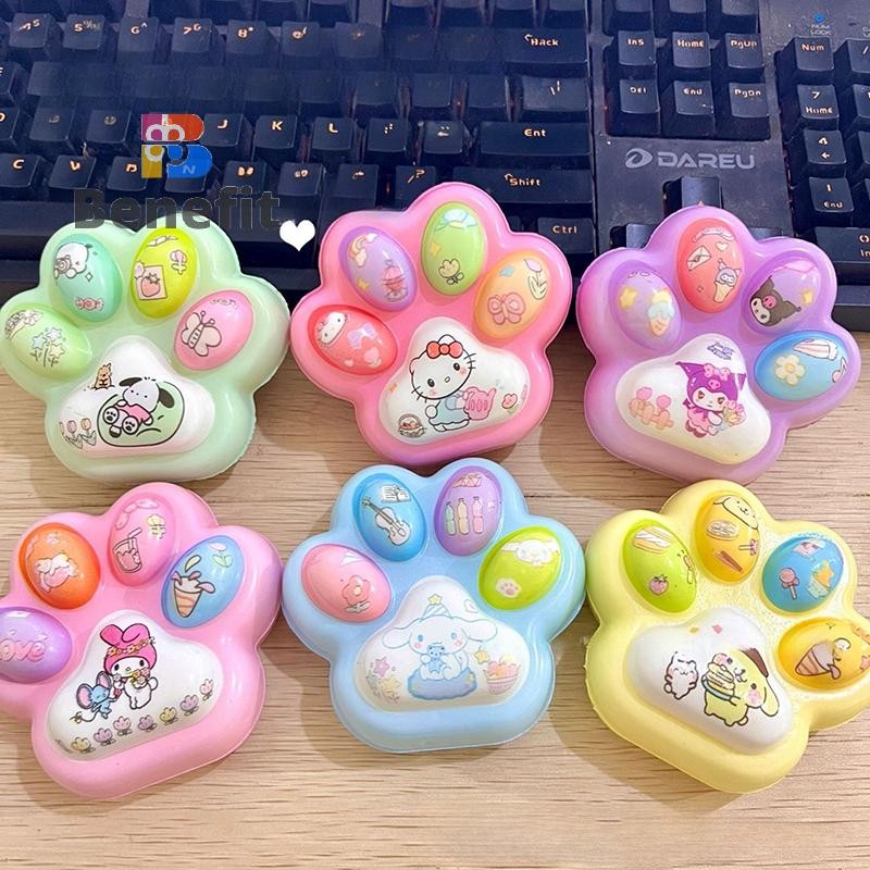Benefit> 1Pcs Sanrio Cat Paw Mochi Taba Squishy Fidget Toy Cute Cat Paw ...