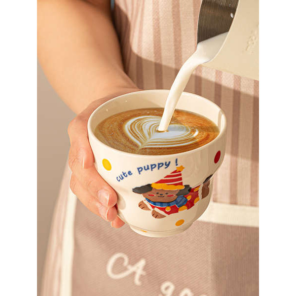 Coffee Cup in Hand Women's Special Good-looking Mug Latte Cup Ceramic ...