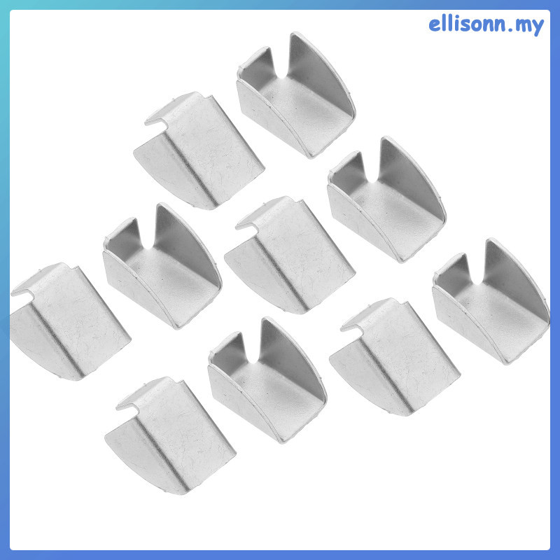 10pcs Metal Shelf Clips Cabinet Shelf Clips Shelf Support Clip File ...
