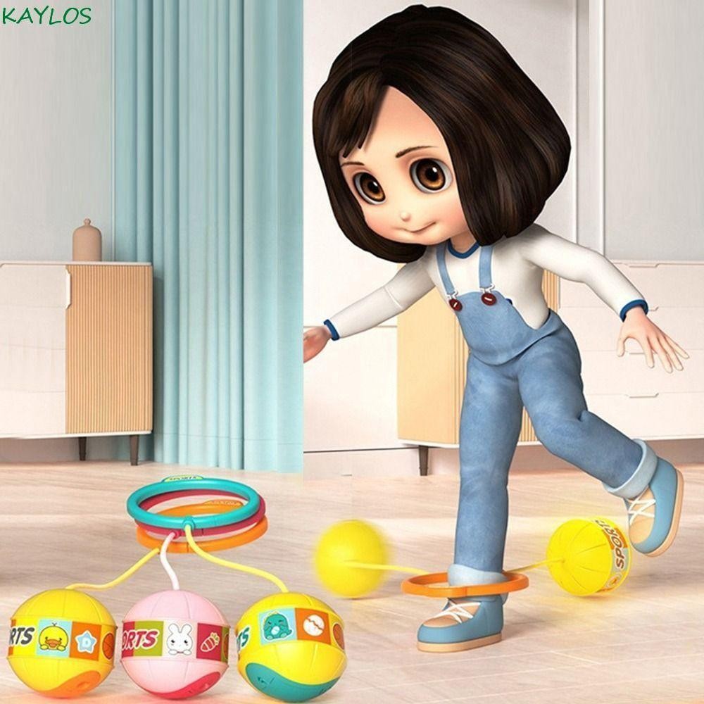 KAYLOS Luminous Foot Jumping Ball, Foot Hoop Ball On String Reaction ...