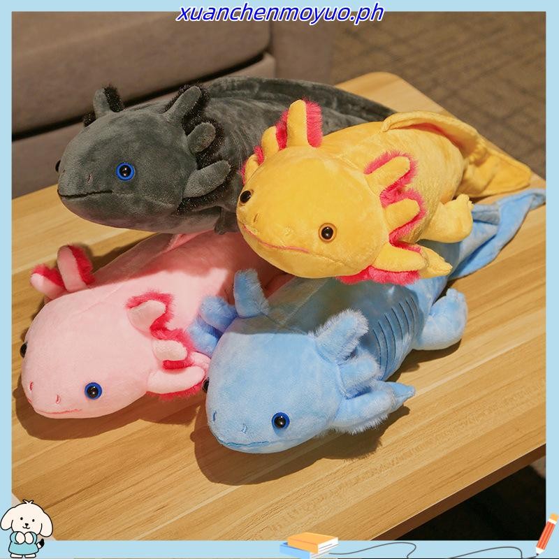 AARONB Colorful Newt Plush Toy, Plushie Axolotl Salamander Plush Toy ...
