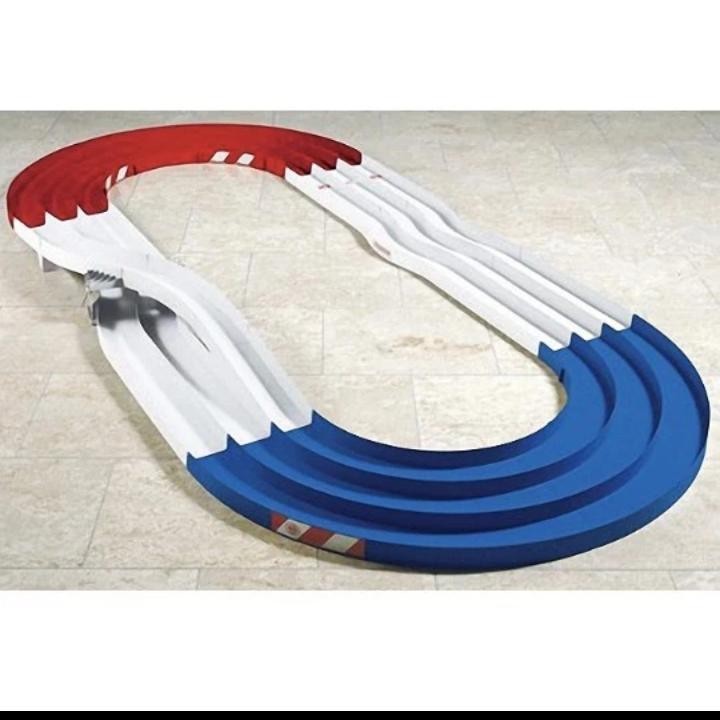 Track 3 lane tamiya wave section chicane interchange straight turn ...