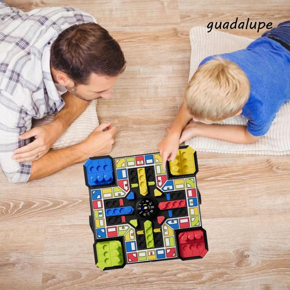 GUADALUPE1 Flying Chess Board Game, Multiplayers Plastics Electronic ...