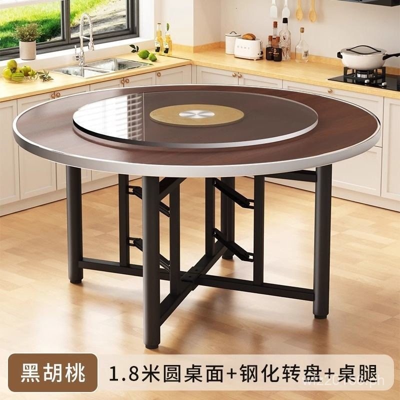 Large Round Table Folding Round Board15Commercial Dining Table with ...