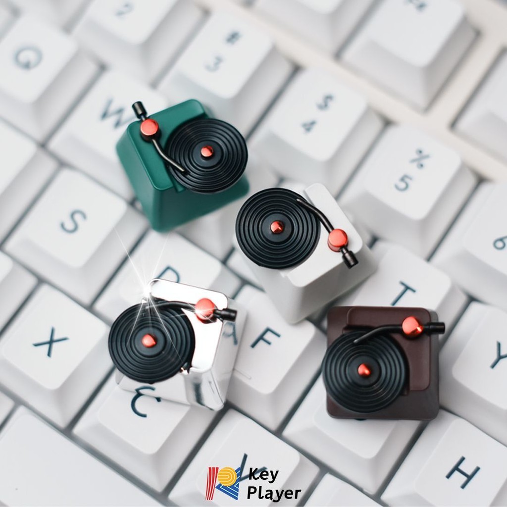 KeyPlayer Vinyl Echo Unique Keycap Mini Test Axis Finger Lanyard ...