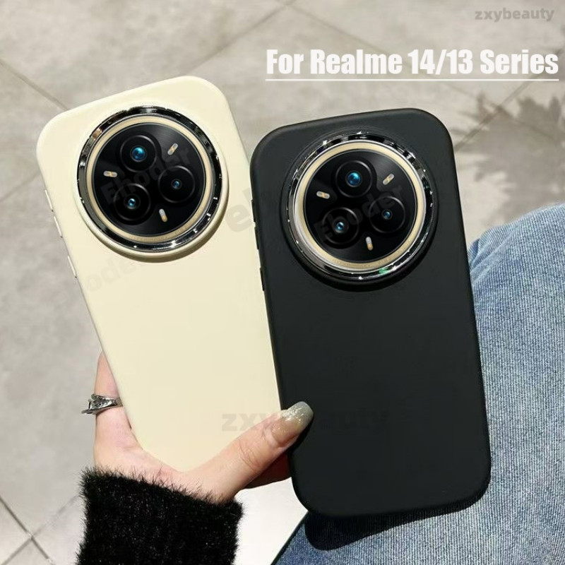 Casing For Realme 14 Pro Plus 13 Pro+ 13+ 2025 4G 5G Case Leather Soft ...