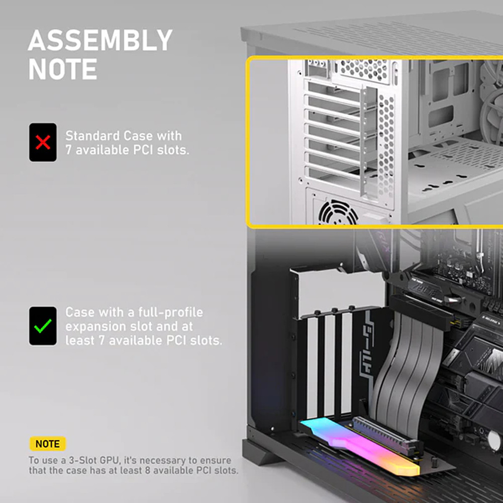 [Ready Stock] Vertical GPU Mounting Bracket with 15cm PCI-E 4.0 X16 ...