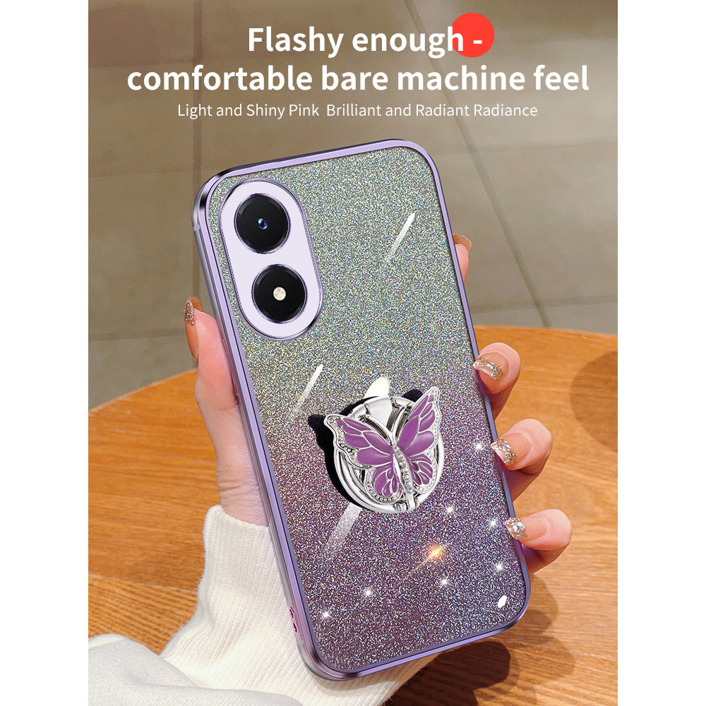 Casing vivo y02s phone case features a soft gold edged glossy ...