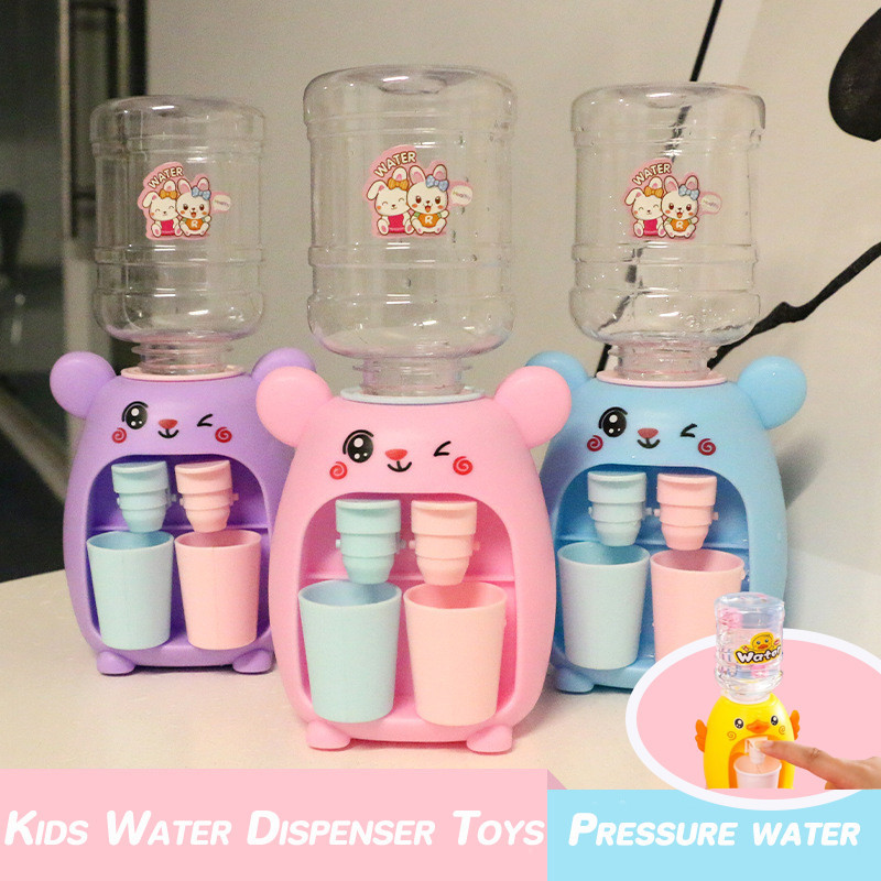 【Ship in 24h】Kids Water Dispenser Toys Mini Realistic Drinking Water ...