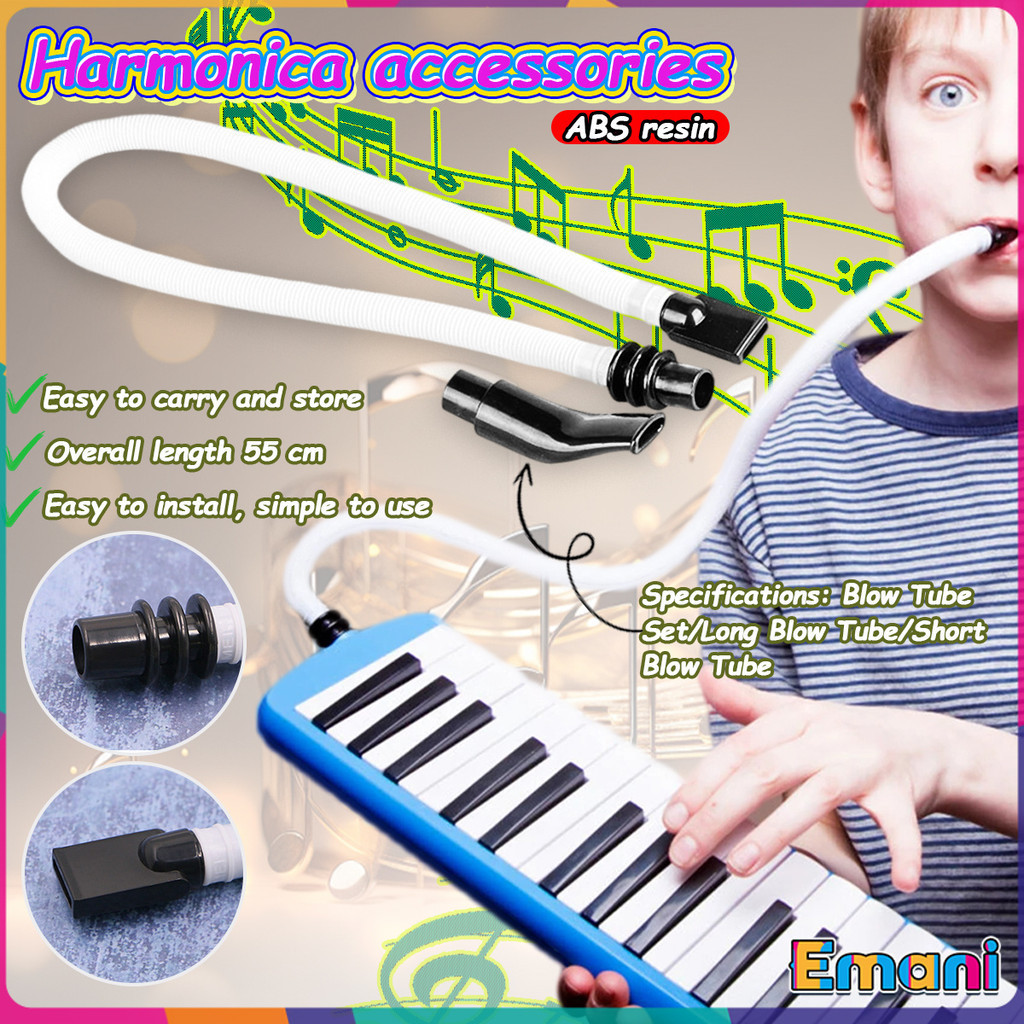 Em Flexible Tube Mouth Organ Pianica Mouthpiece Musical Instrument ...