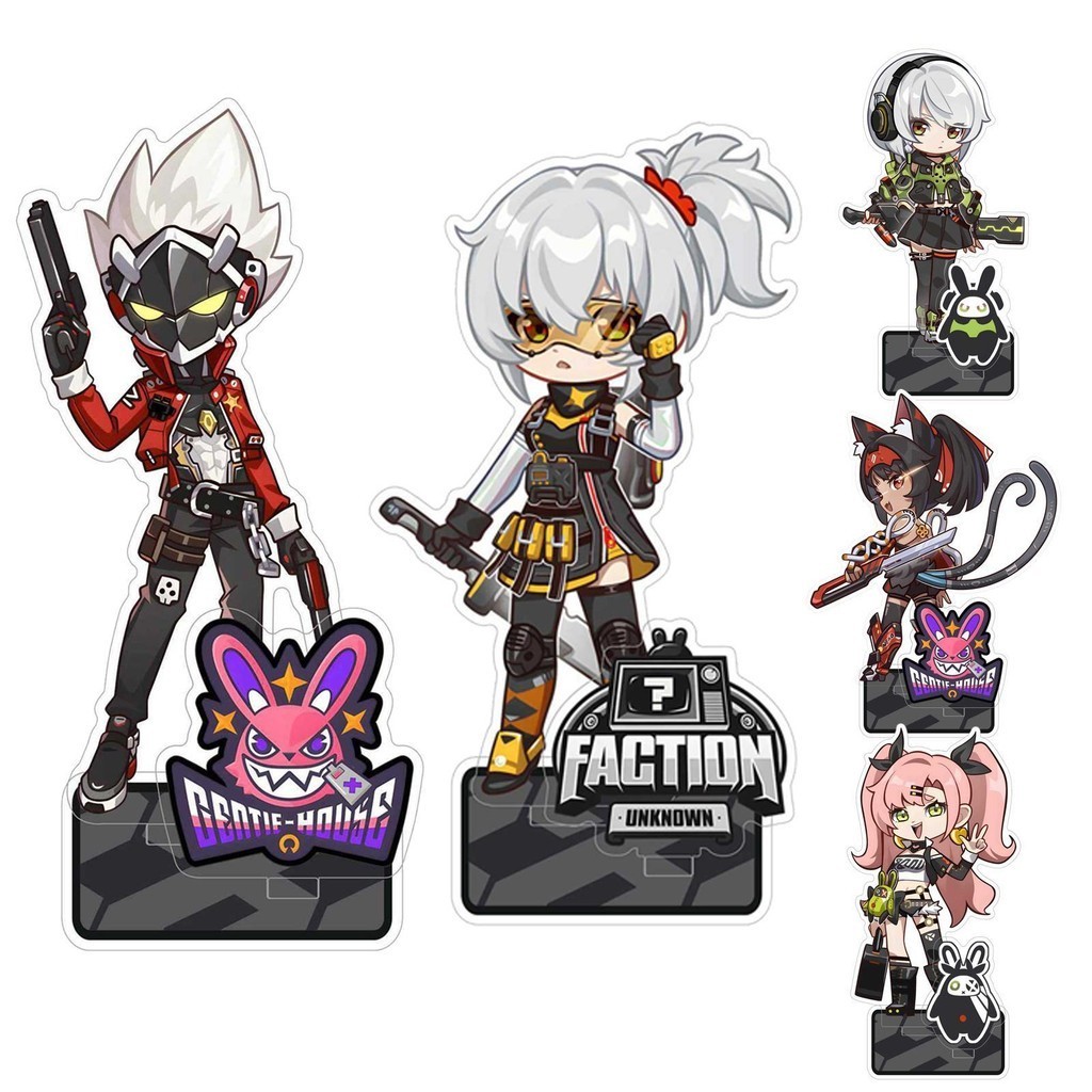 Zenless Zone Zero Game Acrylic Model Stand Desk Decor Standing Sign ...
