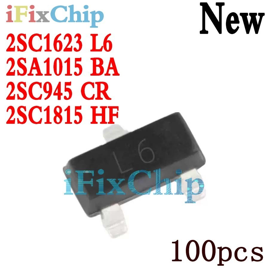 100PCS/LOT Transistor SMD Triode 2SC1815 2SC1623 2SC945 2SA1015 HF L6 CR BA New Origina SOT-23 ...