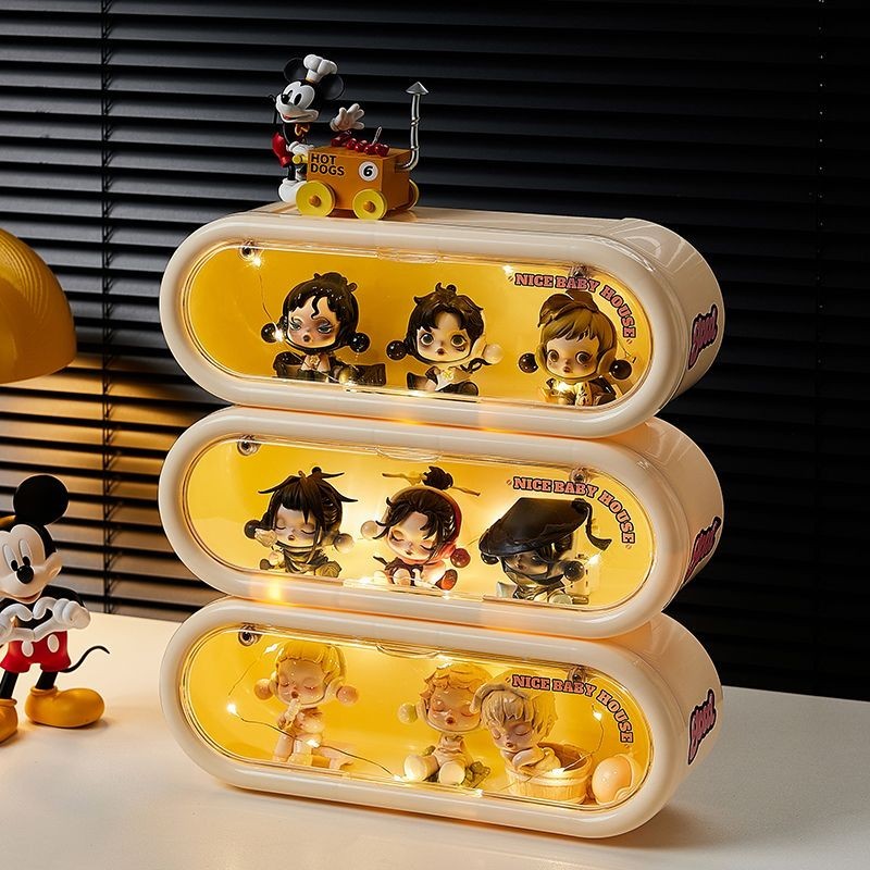Spot goods sari sari store organizer Blind Box Display Stand Tide Play ...