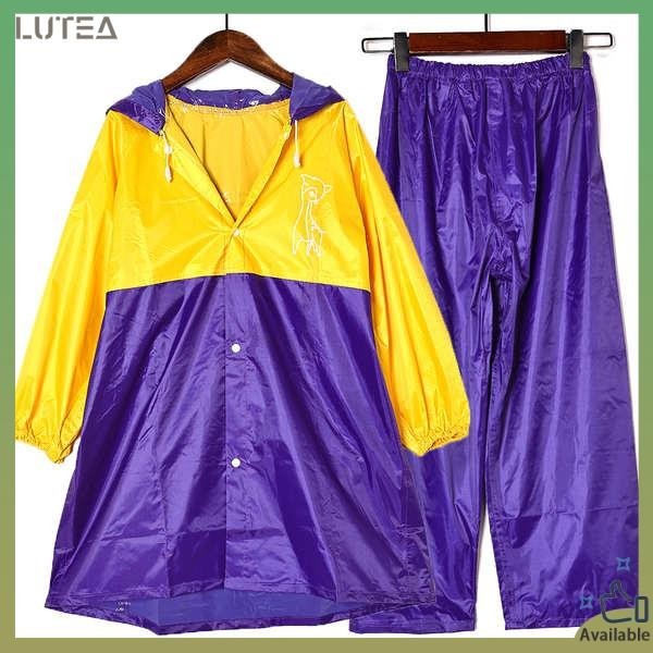 kapote for kids kapote makapal kids raincoat Set Kids Split Raincoat Rain Pants Waterproof Full ...