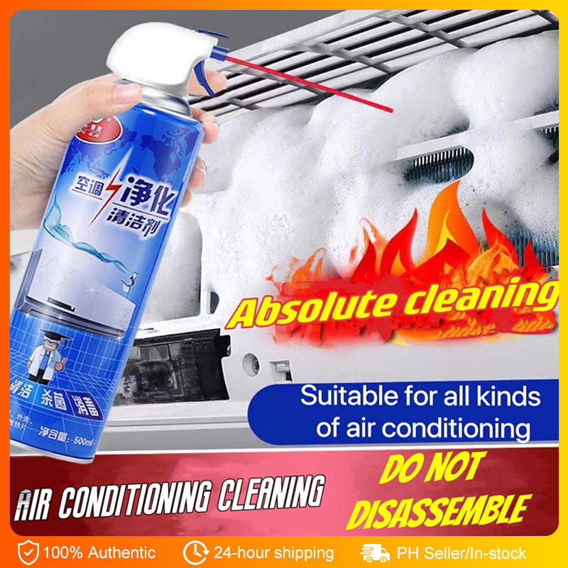 500ML Aircon Cleaner Spray Earth Aircon Coil Cleaner Aircon Cleaning ...