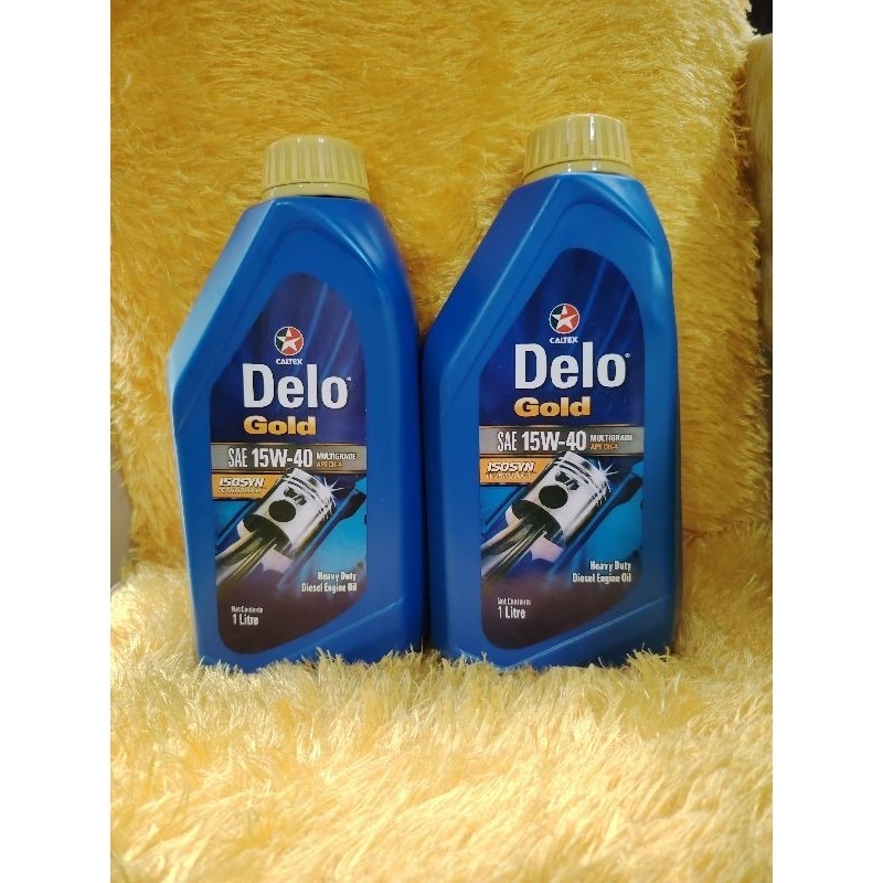 DELO shell Caltex Delo Gold 15W-40 fully synthetic heavy duty diesel engine oil high performance ...
