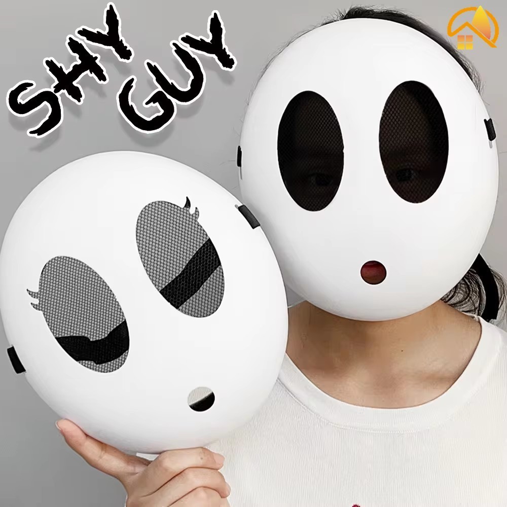 Halloween Game Bros Shy Guy Spectre Mask Masquerade Dress Up Props ...