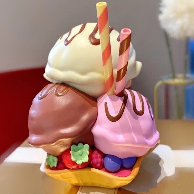 Pop Mart DIMOO Haagen-Dazs Co-Branded DIMOO Lohas Angel Figure Ice ...