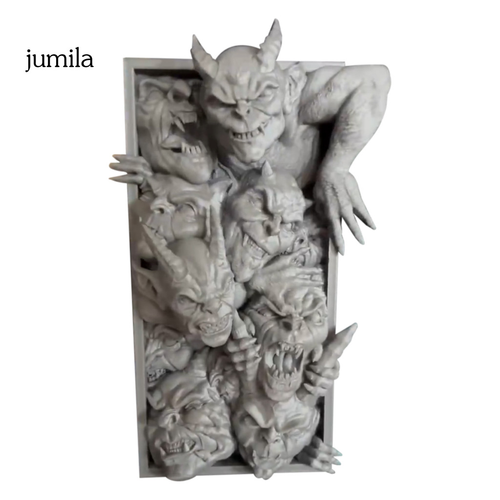 Demon Book Nook Demon Bookshelf Insert Decoration Spooky Devil Ghost ...