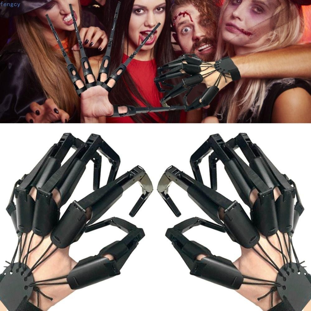 FENGCY Halloween Articulated Fingers, Halloween Scarry Fake Fingers 3D ...