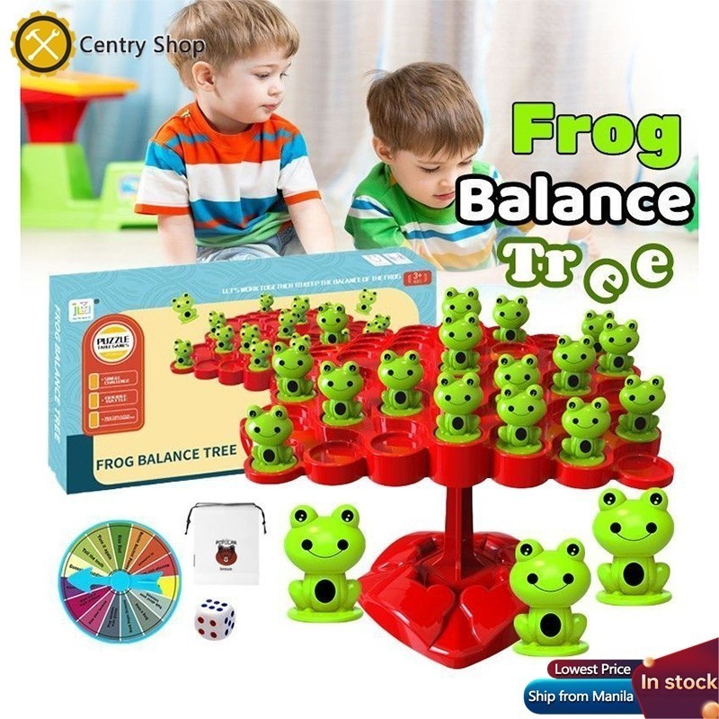 Toy Frog Balance Tree Educational Parent-child Interaction Table Game ...