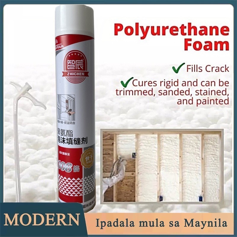 750ML Polyurethane Expanding Foam Spray sealant pu filler insulation wall | Shopee Philippines