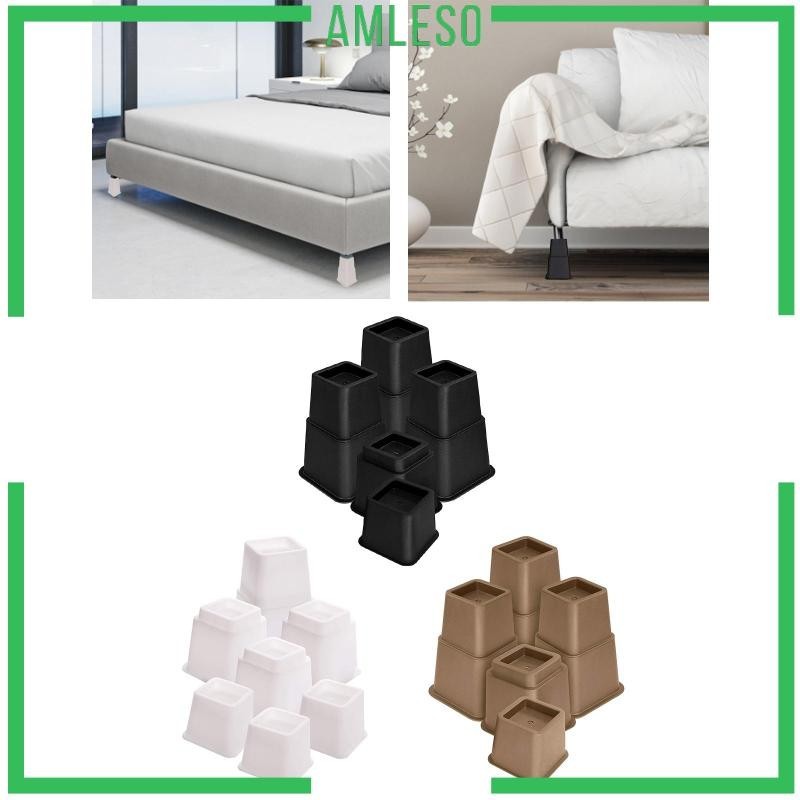 [Amleso] Set of 8 Furniture Lifters for Beds And Chairs, Heavy Duty ...