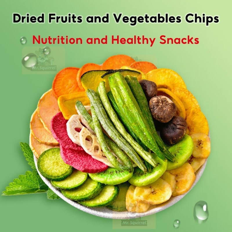 Mr Squirrel Vegetable Chips 12 in1 Dried Fruits and Vegetables Chips ...