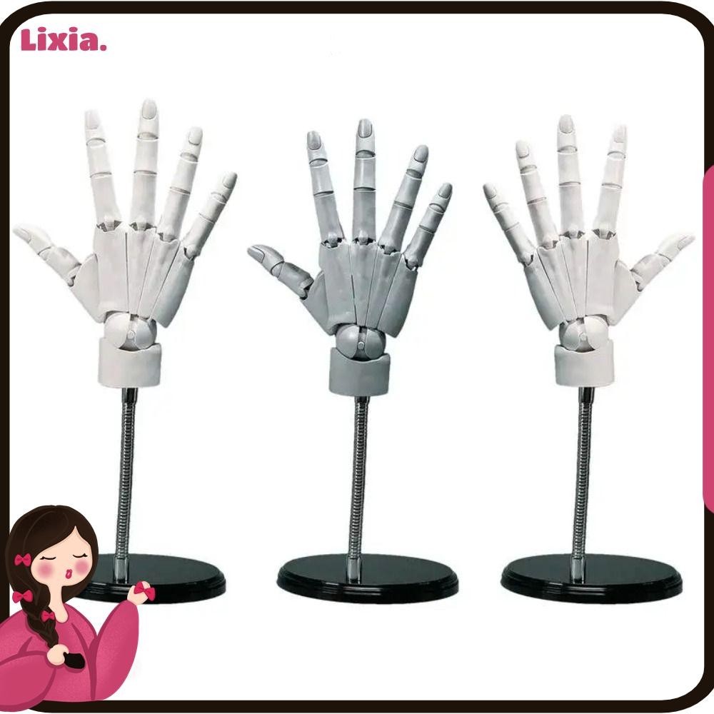 LIXIA Hand Model, Fexible Movable Artist Mannequin Hand Shape, 1:1 PVC ...