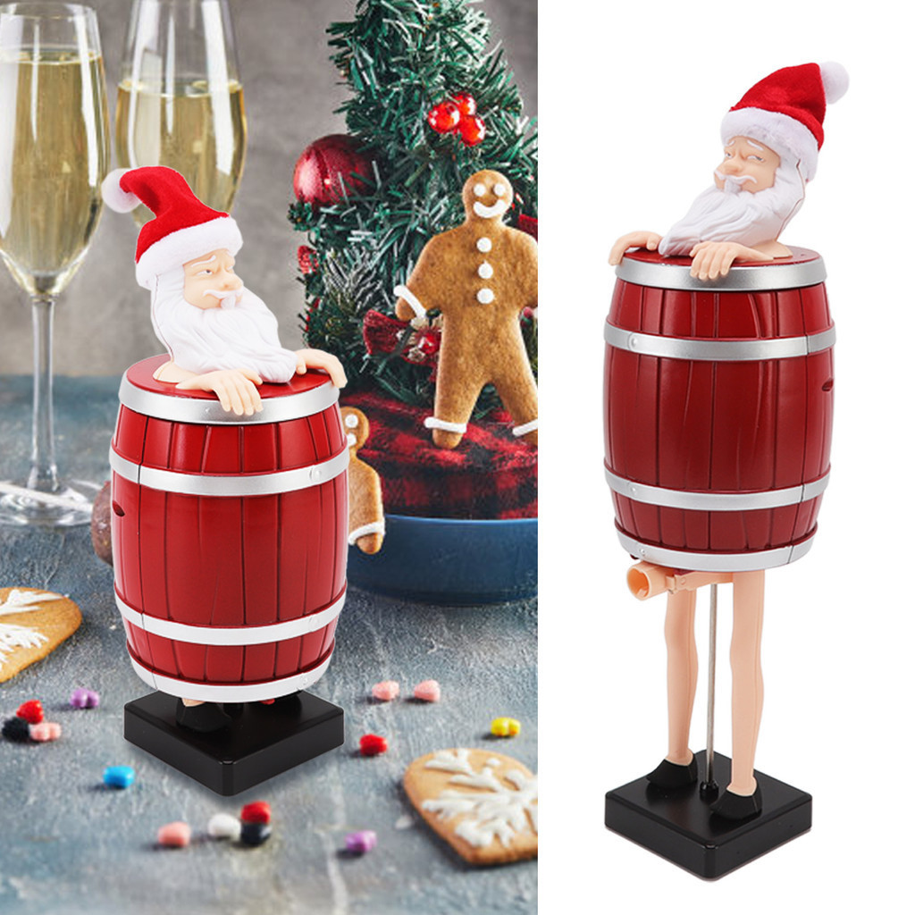 EAS- Funny Holder Wooden Barrel Automatic Box Decoration Props For ...
