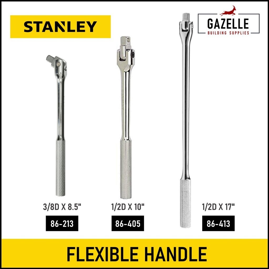 Stanley Flexible Handle 3/8D x 8.5", 1/2D x 10" and 1/2D x 17" | Shopee Philippines