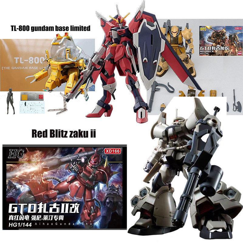Assembly Model Red Blitz zaku ii HG Gouf Flight type gundam Kampfer ...