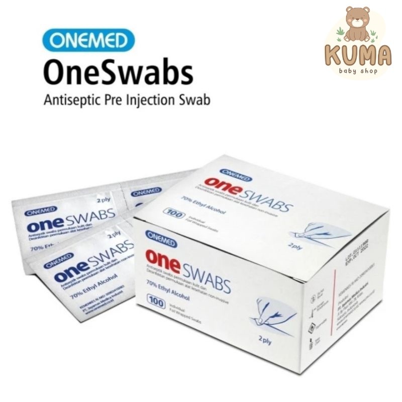 OneMed One Swabs Alcohol Box 100pcs / Alcohol Tissue | Shopee Philippines