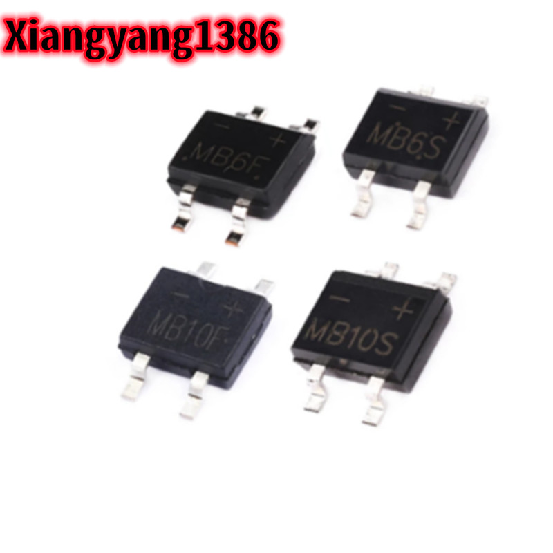 10PCS MB6S MB8S MB10S MB6F MB8F MB10F SOP-4 Diode Bridge Rectifier SMD ...