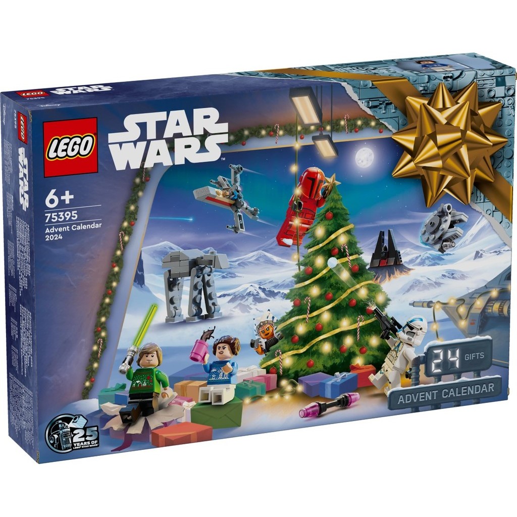 LEGO 75395 Star Wars Advent Calendar 2024 Building Toy Set (368 Pieces ...