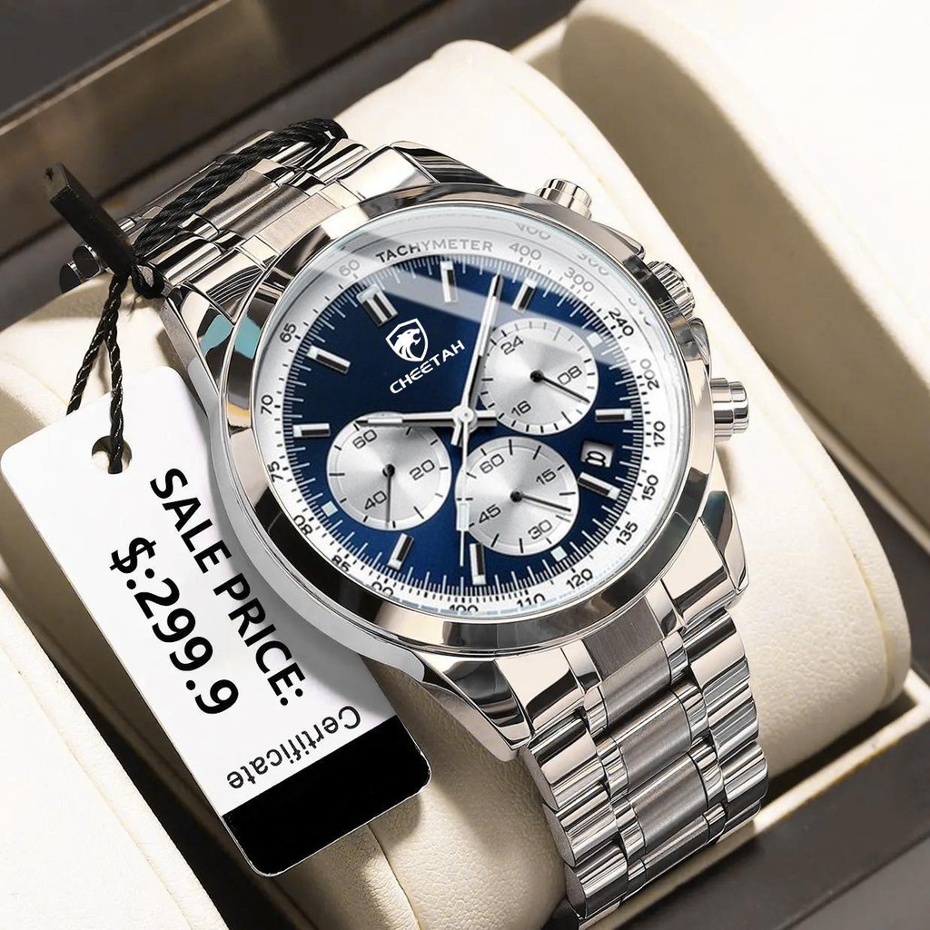 CHEETAH Luxury Men Watch High Quality Waterproof Chronograph Luminous ...