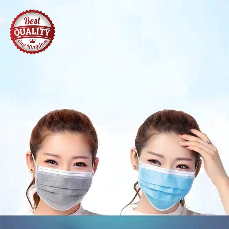 NEW SUPER SALE! 3-Ply Gray Disposable Surgical Face Mask 50 pcs/box ...