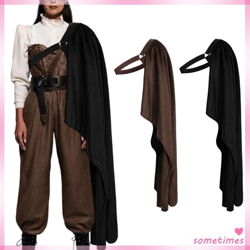Time Medieval Shawl Half Shoulder Cape Men Medieval Half Cape with ...