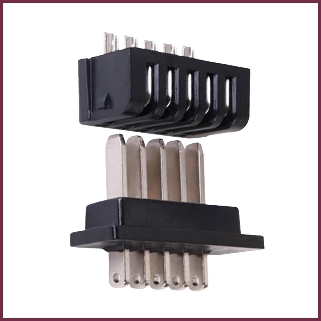 Ebike Battery Connector 2X Battery Power Plug with 5-Pin Battery Power ...