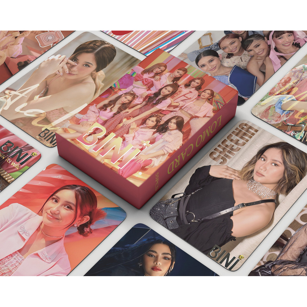 30-124pcs BINI Jollibee Photocard I Feel Good PANTROPIKO CHERRY ON TOP Laser Hologram Lomo Cards ...