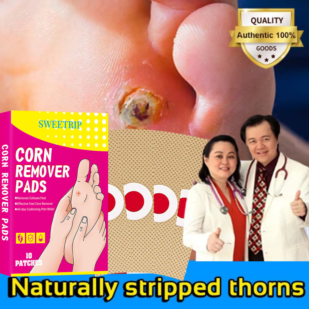 SWEETRIP 10PCS Foot Corns Remover Patch Warts Remover Pads Remove ...
