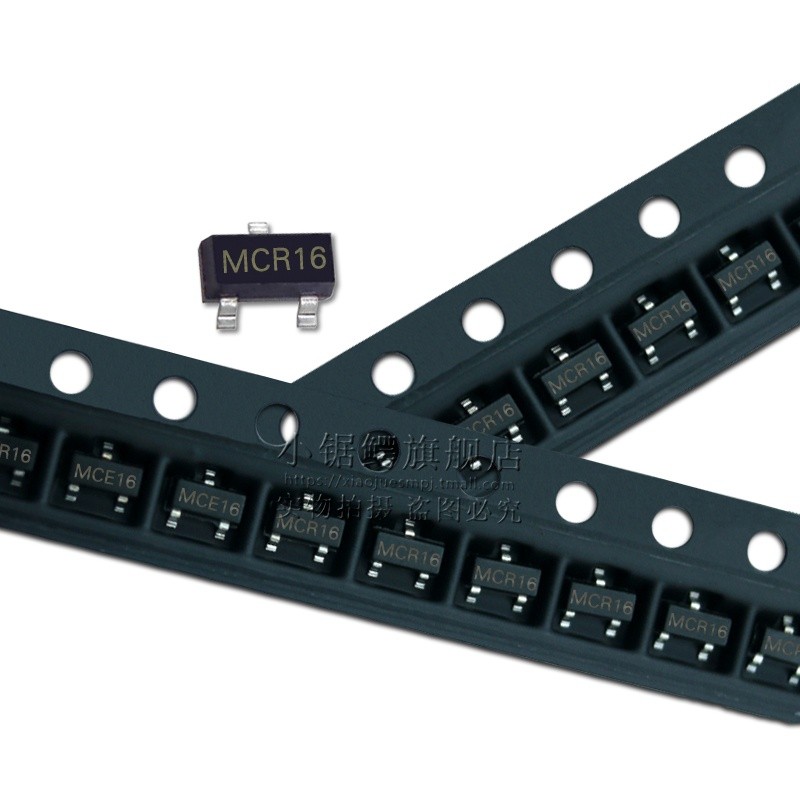 SMD transistor MCR100-6 silk screen 100-6 SOT-23 one-way micro-trigger ...