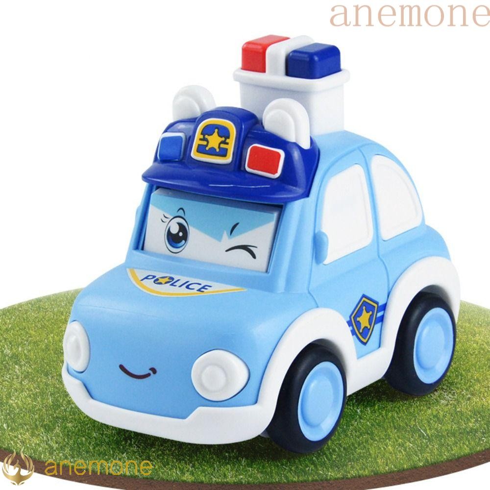 ANEMONE Press and Go Car Toy, Police Car Fire Truck Push and Go Cars ...